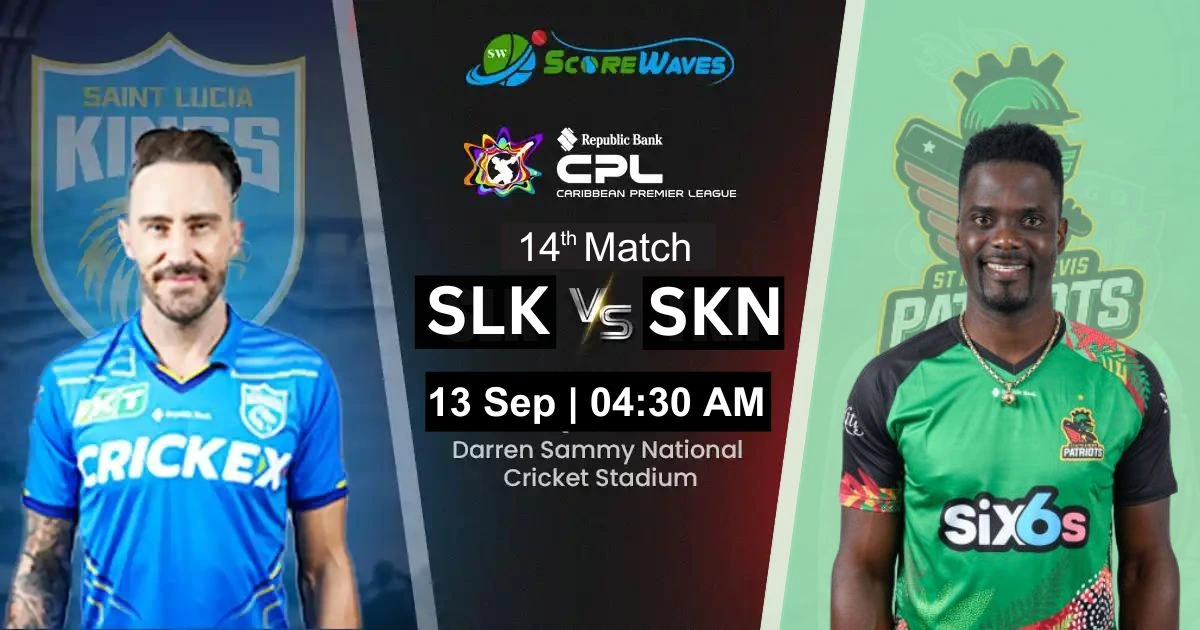 SLK vs SKN Team Prediction, CPL Fantasy Cricket Tips, Playing XI, and ...