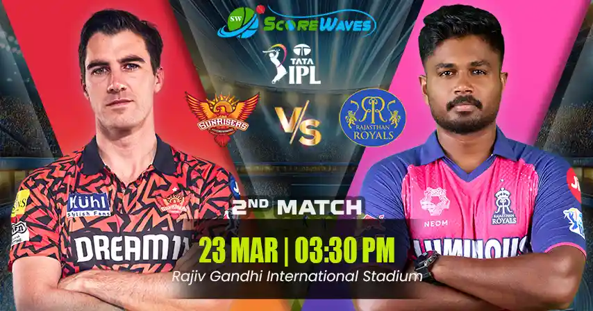 SRH vs RR Match Prediction, Fantasy Cricket Tips, Pitch Report, and Playing XI of 2nd Match of ...