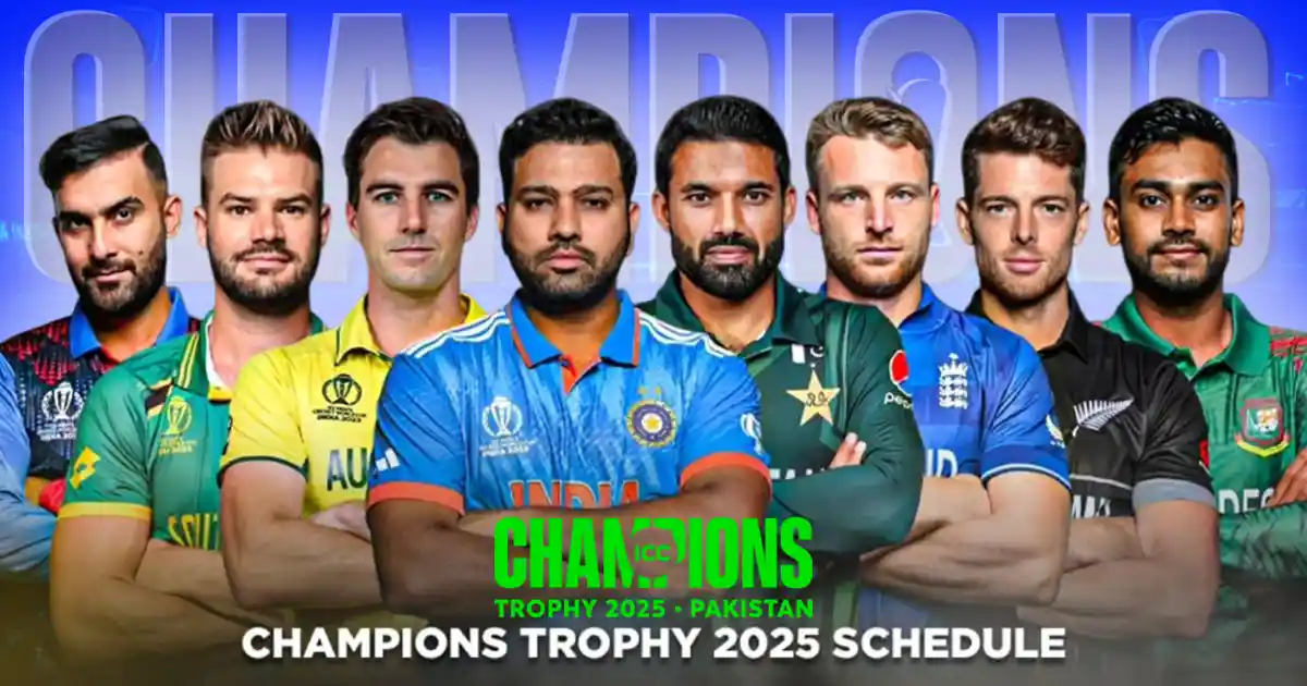 ICC Champions Trophy 2025 Schedule, Fixtures, Venue and Timetable | ScoreWaves