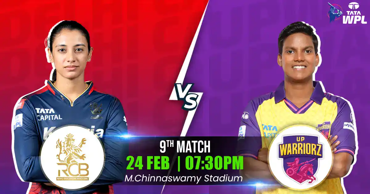 RCBW vs UPWW Match Prediction, Fantasy Cricket Tips, Playing XI, and Pitch Report 9th Match of ...