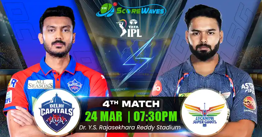 DC vs LSG Match Prediction, Fantasy Cricket Tips, Pitch Report, and Playing XI of 4th Match of ...